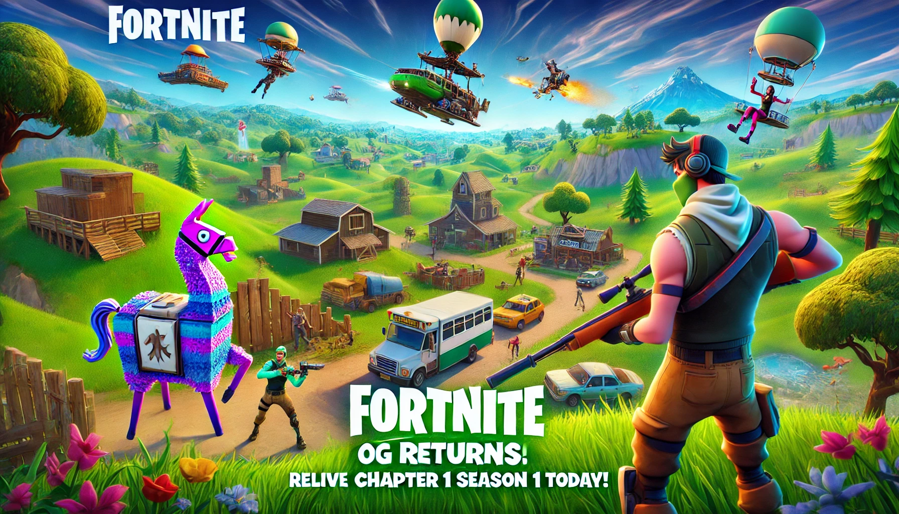 Fortnite OG Returns: Relive Chapter 1 Season 1 Today!